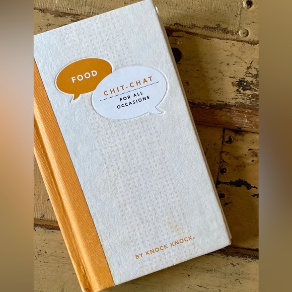 Knock Knock | Accents | Knock Knock Chit Chat Book Food Home Decor ...